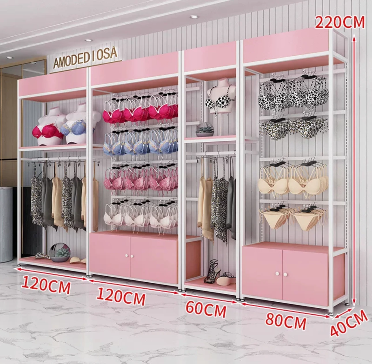 Underwear-display-rack-display-cabinet-wall-bra-rack-underwear-rack ...