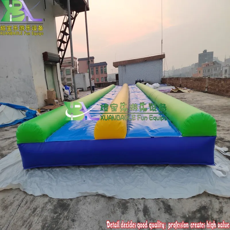 50ft Flat Floor PVC Inflatable Water Slip N Slide With Pool, 50% OFF