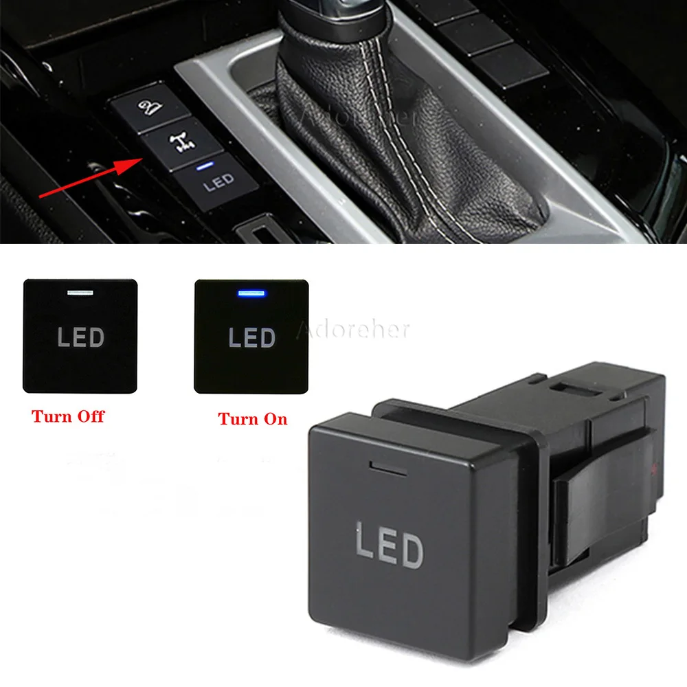 Car-Dual-Key-Switch-LED-Key-Spotlights-BSM-DRL-Battery-Power-Supply ...