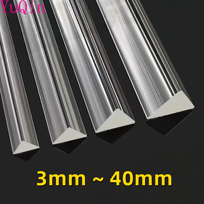 Wholesale-Acrylic-triangle-bar-strip-solid-wand-transparent-plexiglass ...