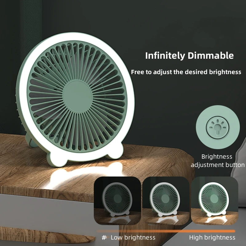 200mm mini ceiling fan light rechargeable electric fan silent large ...