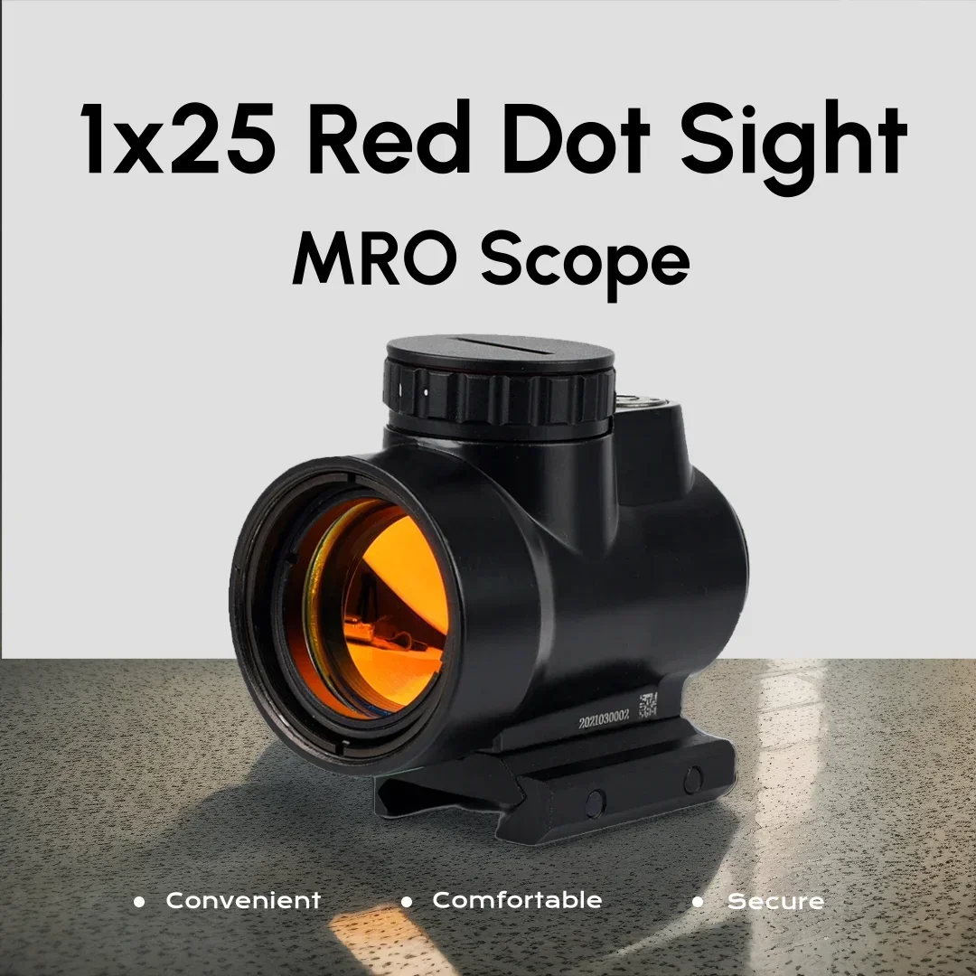 MRO-1x25-Red-Dot-Sight-Scope-Hunting-Riflescope-Sniper-Gear-for-Rifle ...
