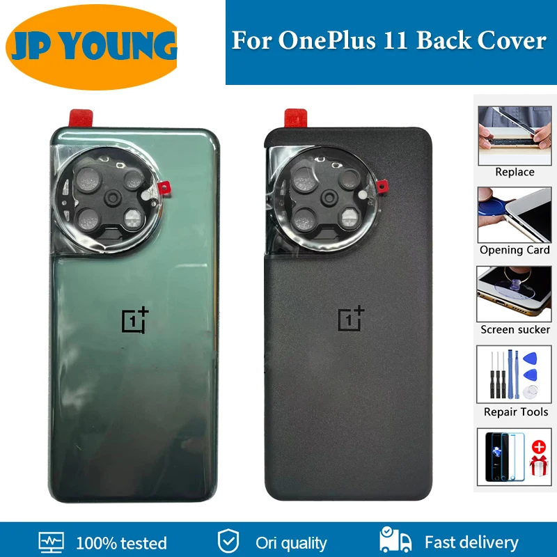 Original-New-Glass-Back-Cover-For-OnePlus-11-Battery-Cover-Back-Rear ...