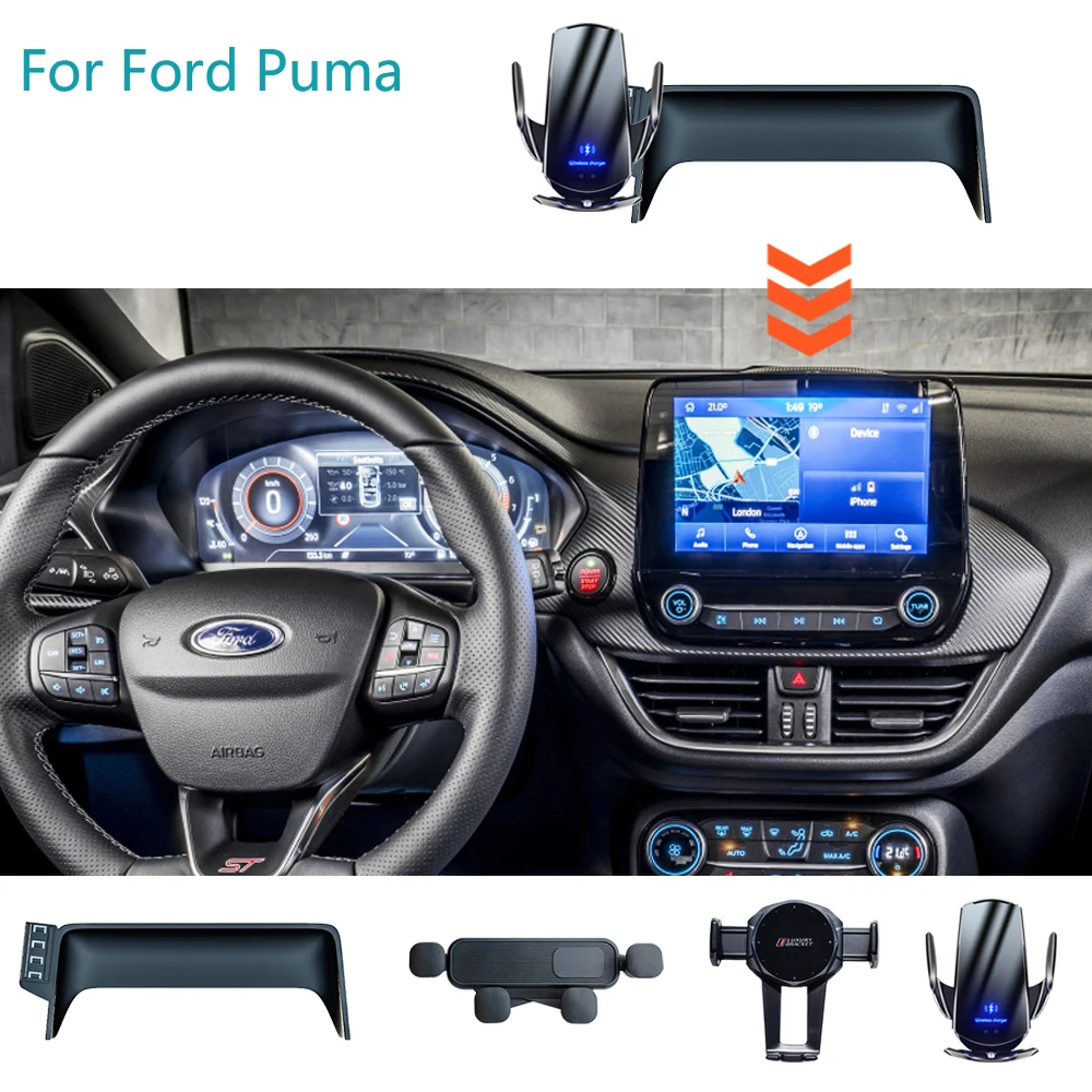 Per-Ford-Puma-ST-supporto-per-telefono-da-auto-schermo-staffa-di ...