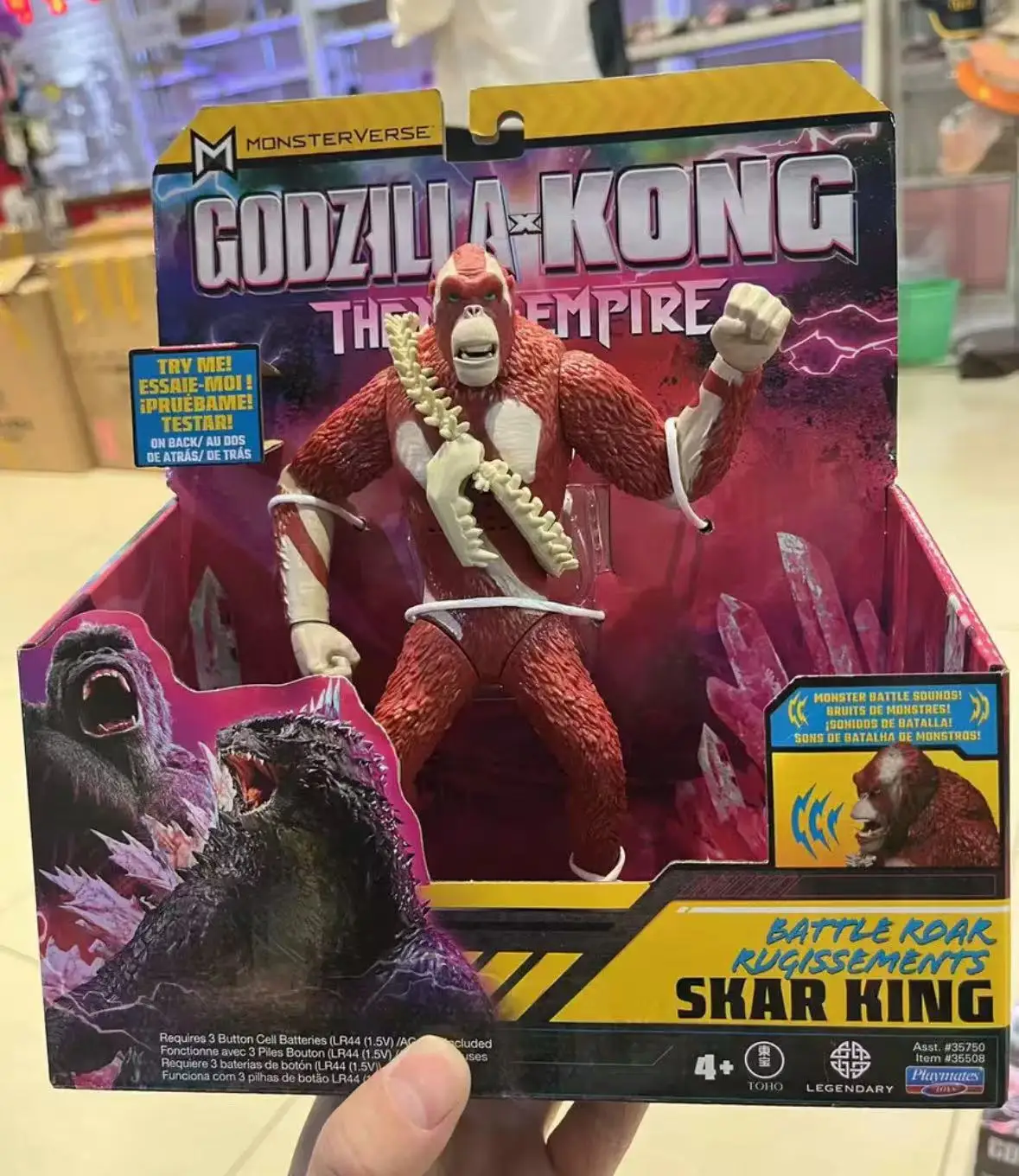 Figura de acción con articulaciones móviles de Godzilla Vs Kong de ...