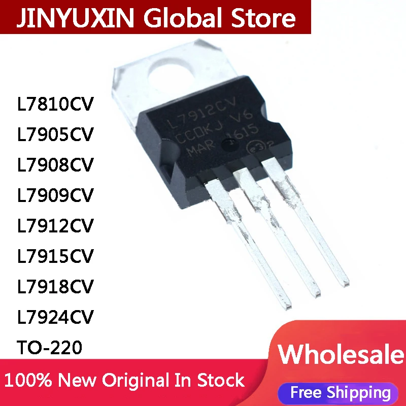 10Pcs-New-L7810CV-L7905CV-L7908CV-L7909CV-L7912CV-L7915CV-L7918CV ...