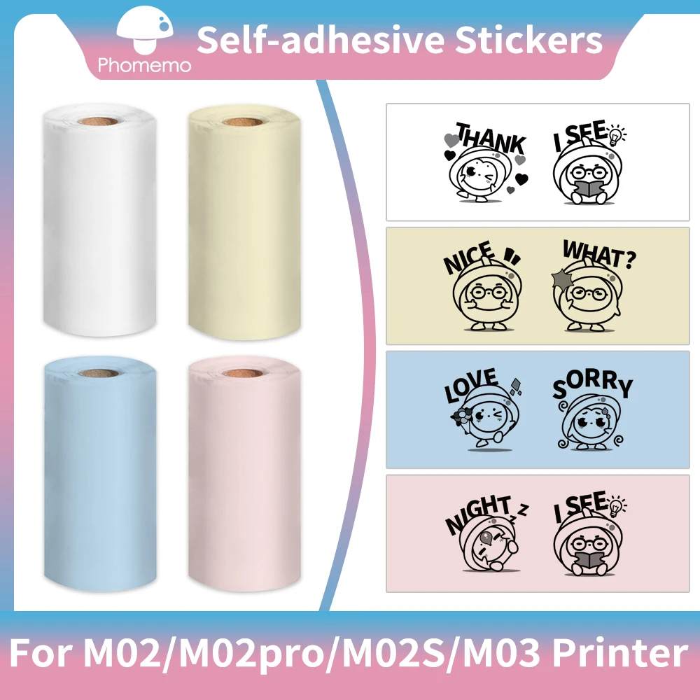 M02-M02pro-Thermal-Sticker-Paper-Sticky-Colorful-Label-Sticker-Self ...