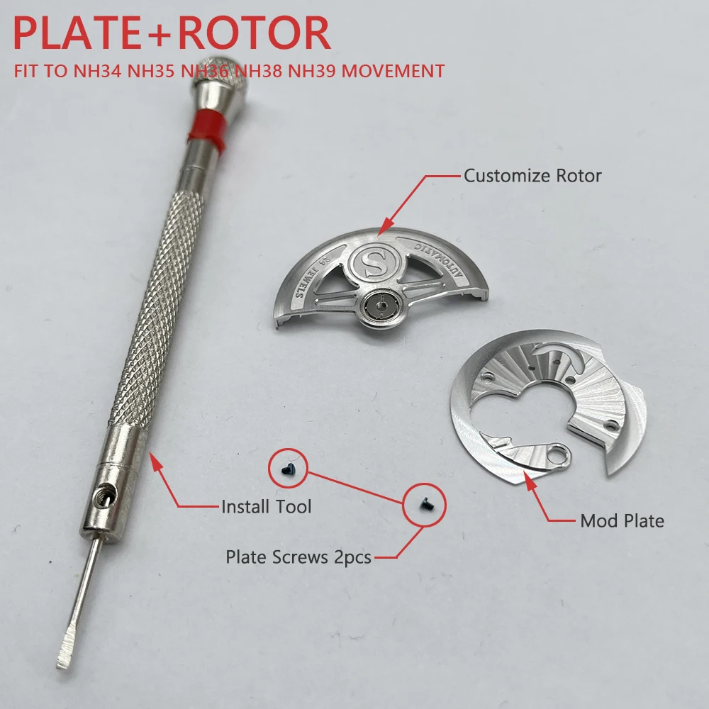 Mod-NH35-Mechanical-Movement-Plate-Rotors-Top-Customized-Automatic ...