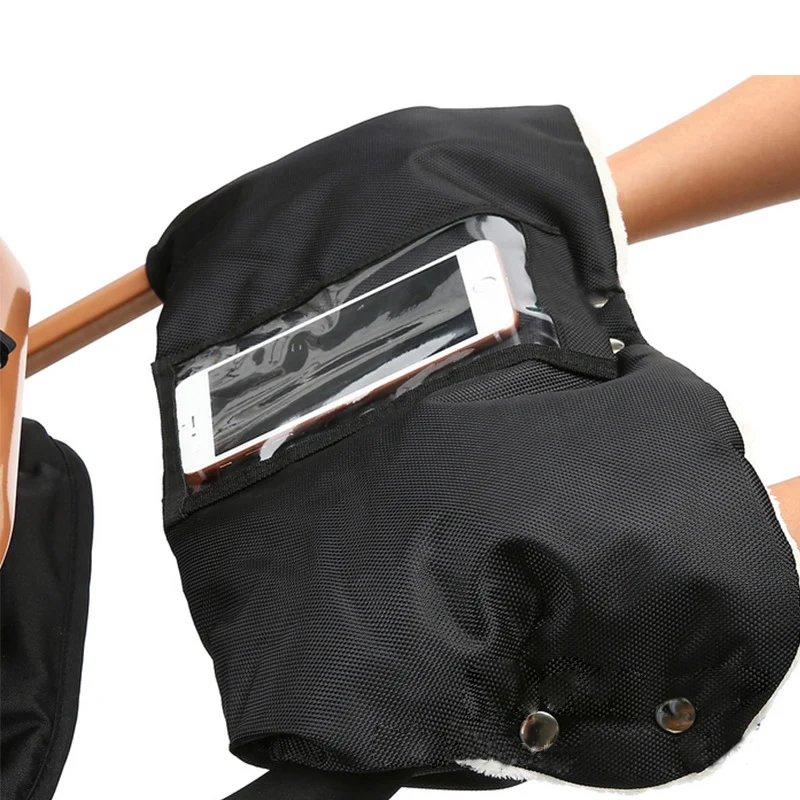 Winter-Pram-Hand-Muff-Baby-Carriage-Pushchair-Warm-Fur-Fleece-Hand ...