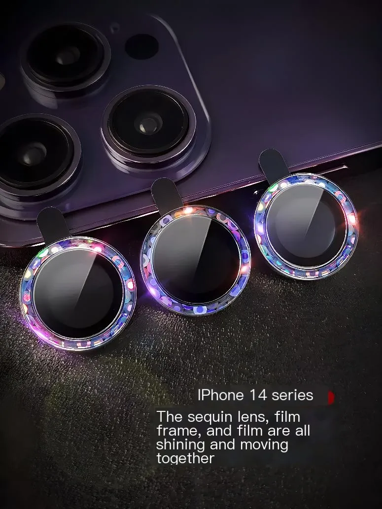 Colorful-Aperture-Camera-Lens-Cover-Glass-For-IPhone-14-Pro-Max-Camera ...
