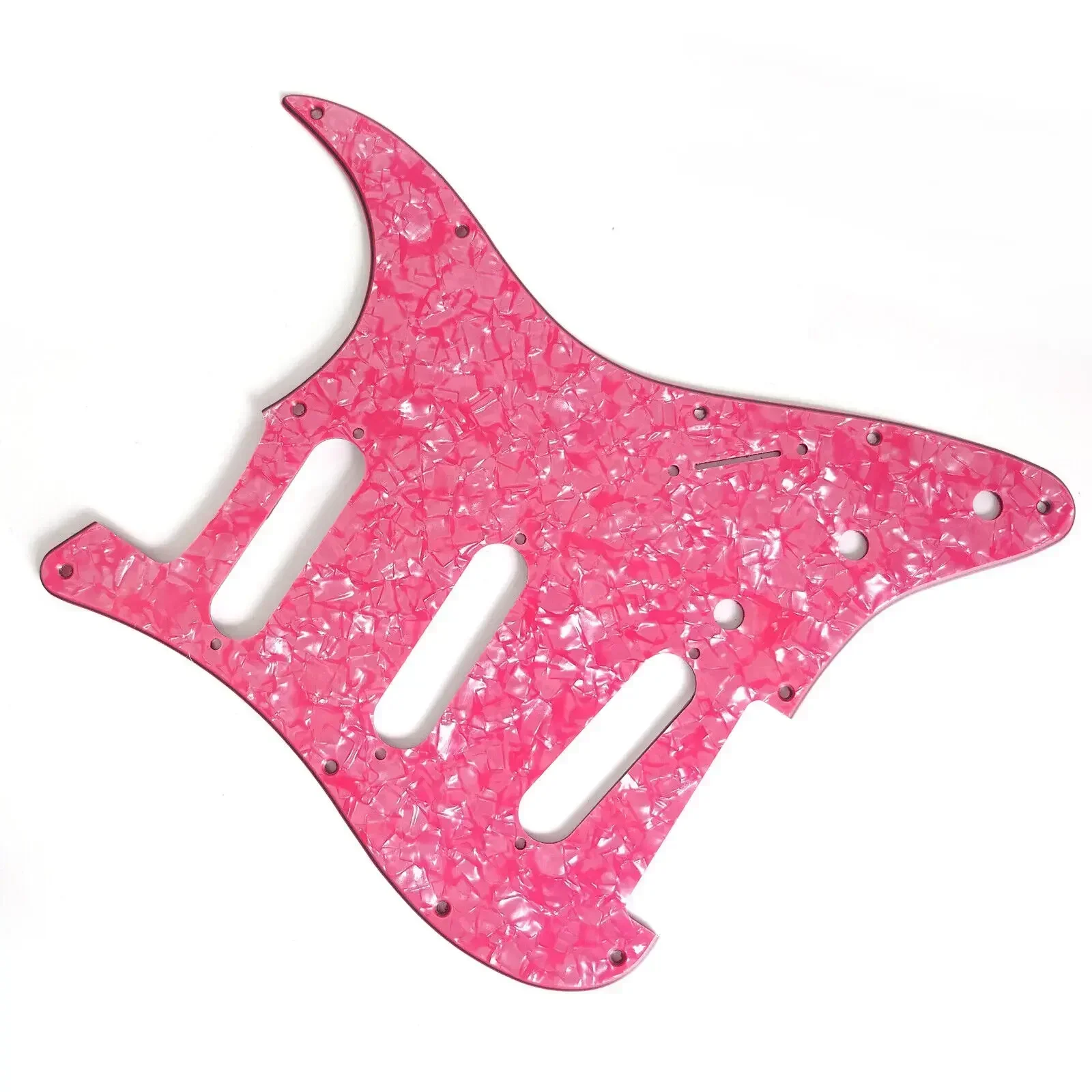 Guitarra Eléctrica SSS Pickguard and Back Plate Pink Colour for ST ...