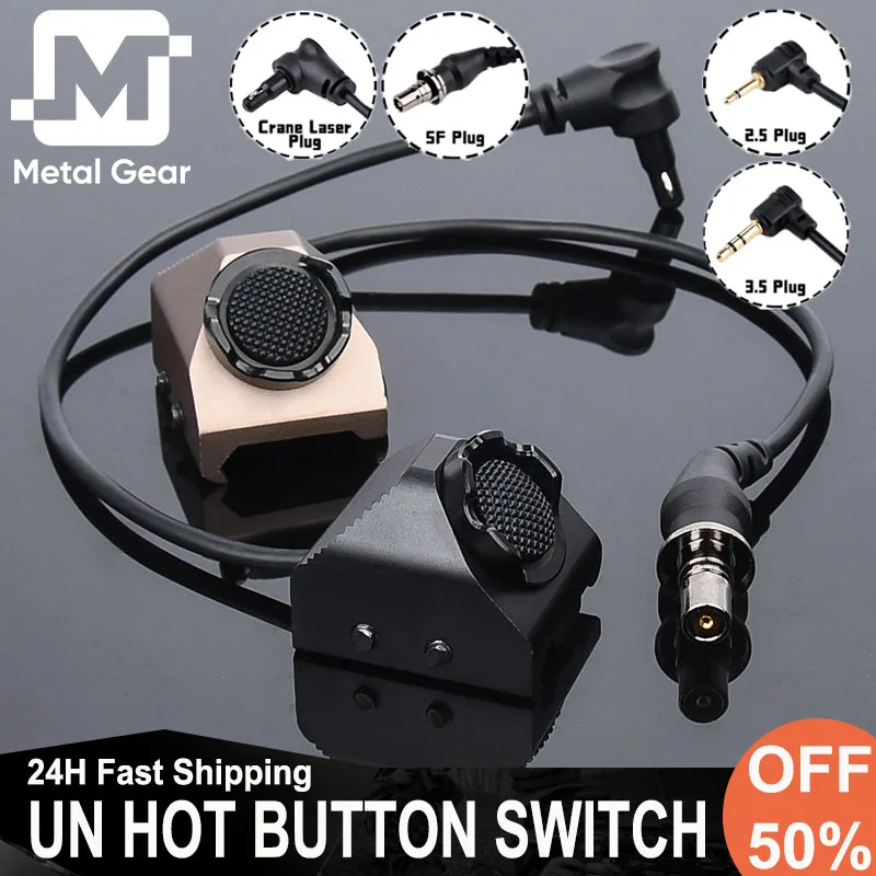 Tactical-Metal-UNIT-Modbutton-Remote-Pressure-Switch-2-5mm-3-5mm-SF ...