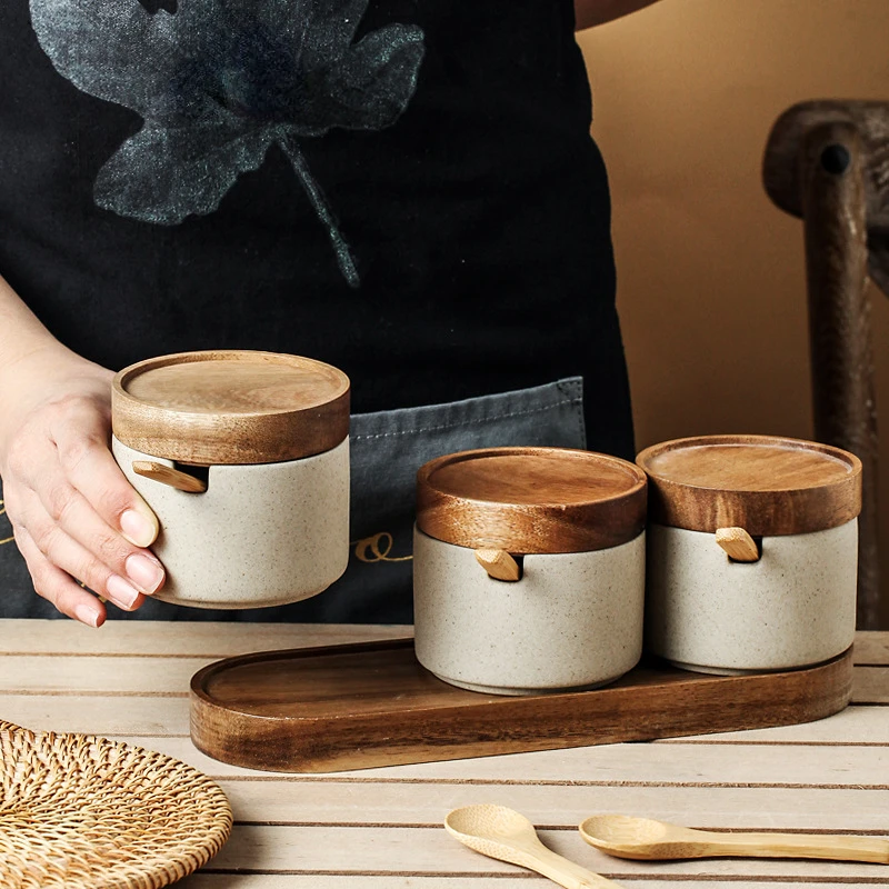 1P-Vintage-Ceramic-Seasoning-Jar-Set-Household-Kitchen-Sugar-Salt ...