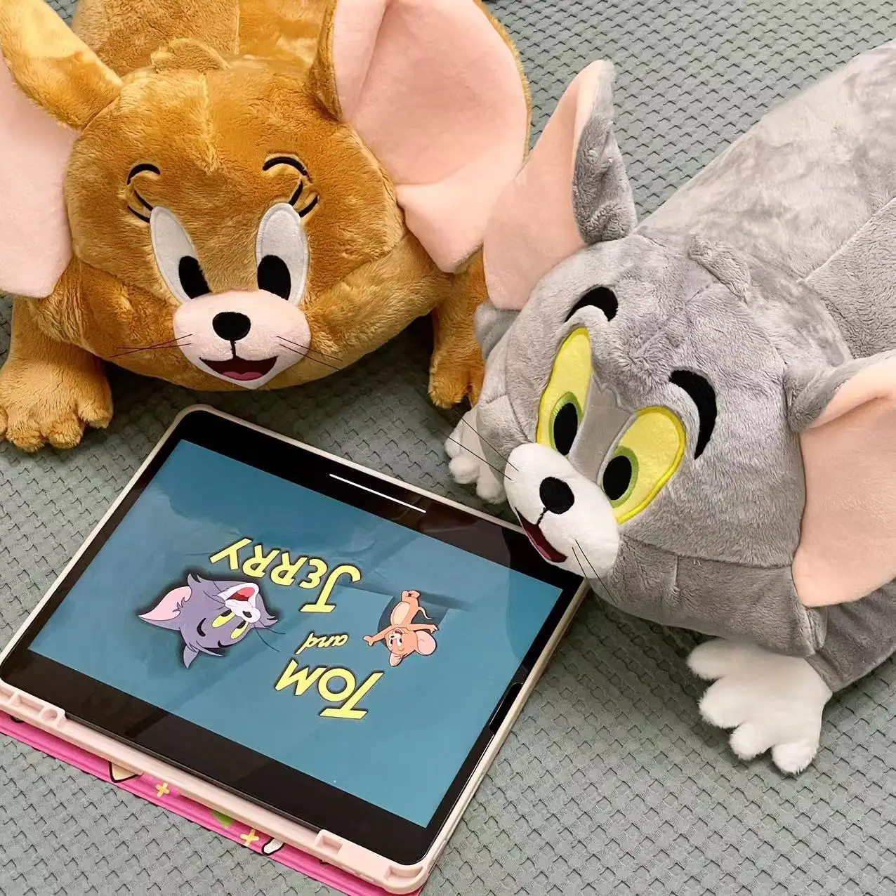 HQ-Tom-And-Jerry-Plush-Toy-Cartoon-Movie-Cat-Tuffy-Nibbles-Mouse-Tom ...