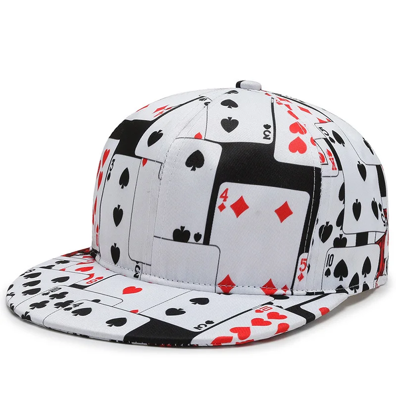 Poker-3D-Snapback-Cap-For-Men-Fashion-Trend-Cotton-Baseball-Caps-Male ...