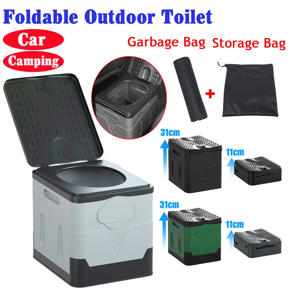 Portable-Car-Emergency-Toilet-with-cover-Travel-Outdoor-Folding-Camping ...