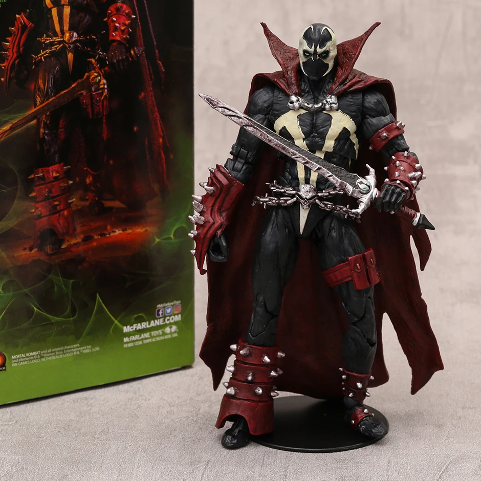 Mortal-Kombat-7-inch-Spawn-with-Sword-Action-Figure-PVC-Toy-Model-Doll ...
