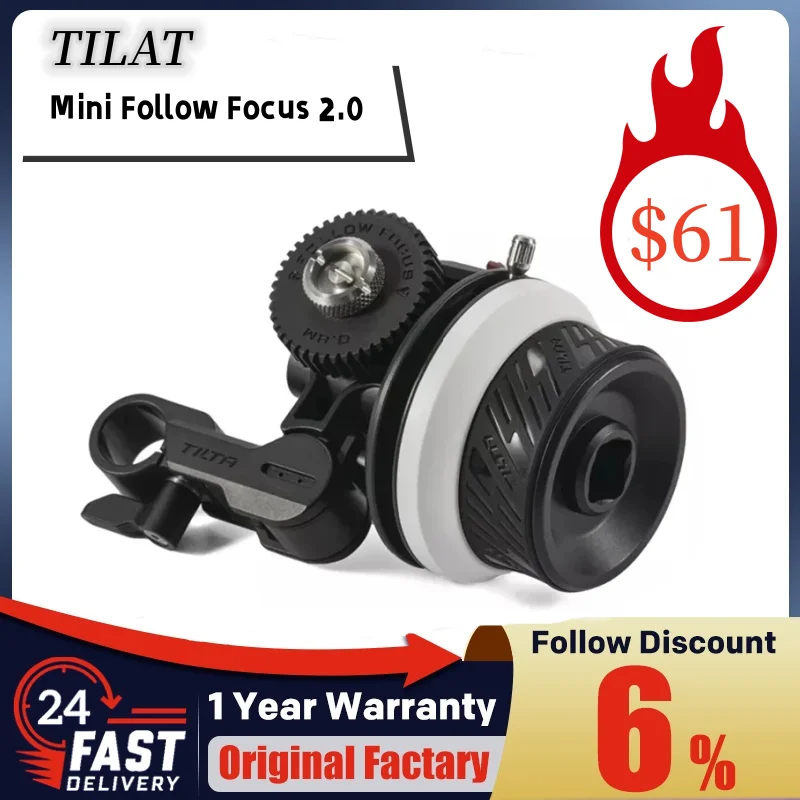 TILTA FF T07 Mini Follow Focus 2.0 Pocket Zoom Control System For DSLR ...
