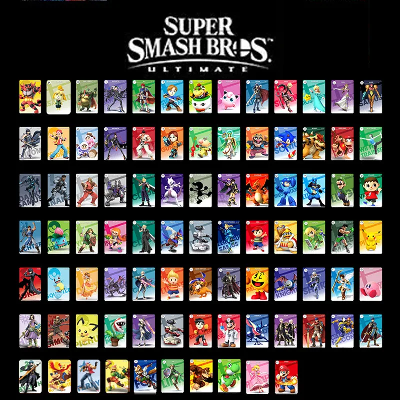 Jeu de cartes de proximité Super Smash Bros Amiibo pour enfants, cartes ...