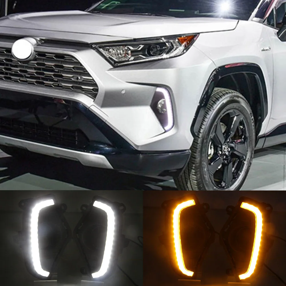 For-Toyota-RAV4-RAV-4-2019-2020-2021-2022-with-Yellow-Turn-Signal ...