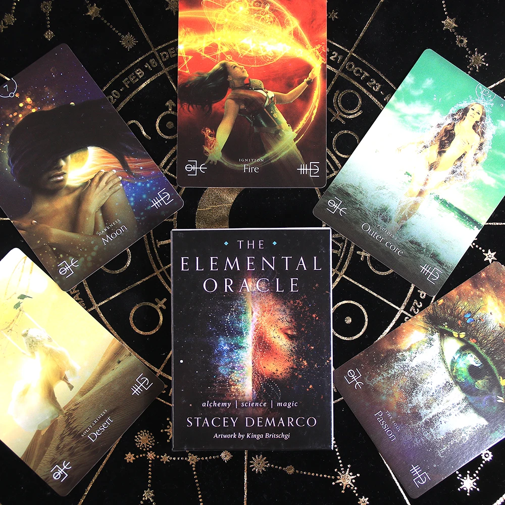 Elemental-Oracle-Card-Science-Magic-Rockpool-Oracle-Card-Series-Tarot ...