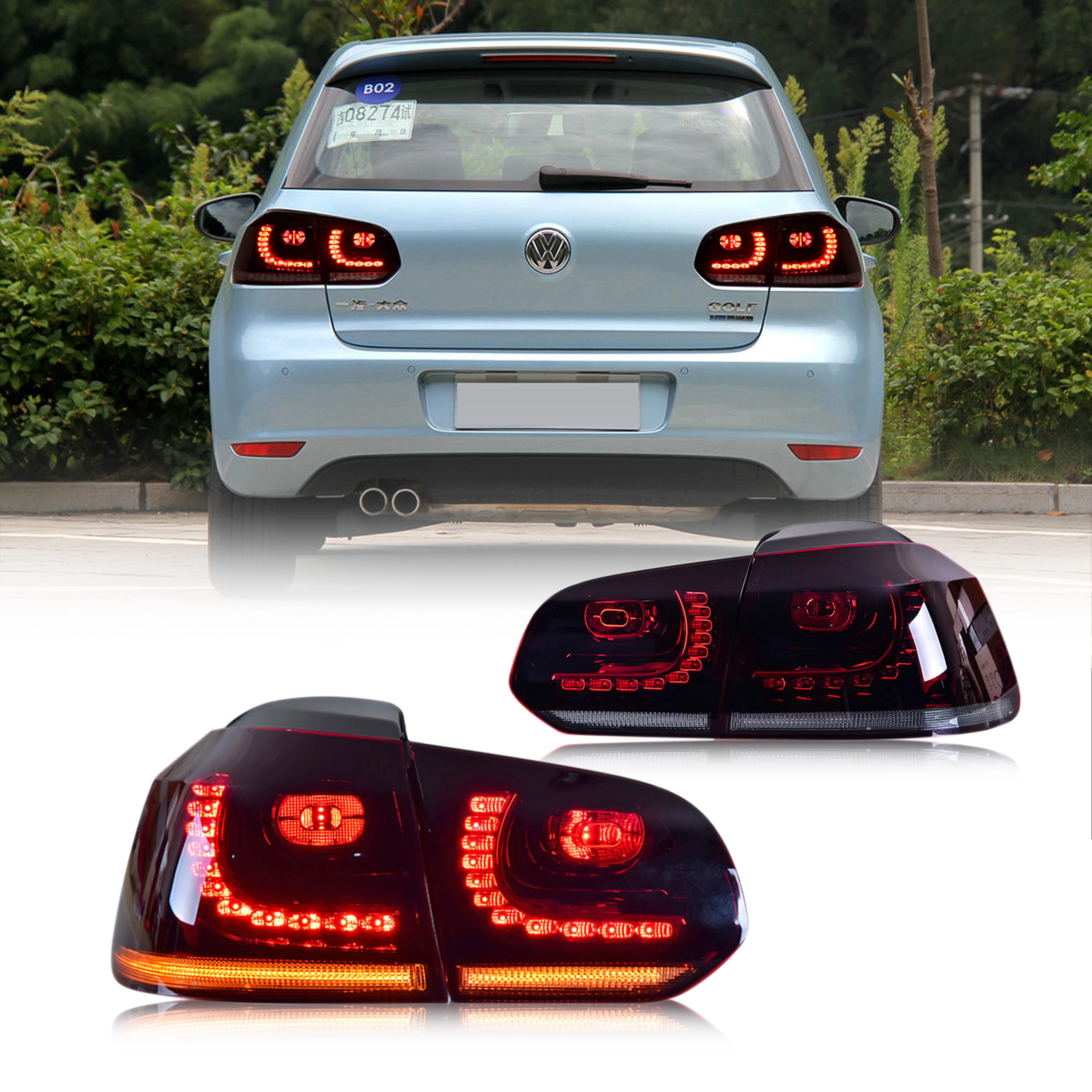Tail-Lights-For-VW-Volkswagen-GOLF-VI-MK6-GTI-2011-2014-Sequential ...