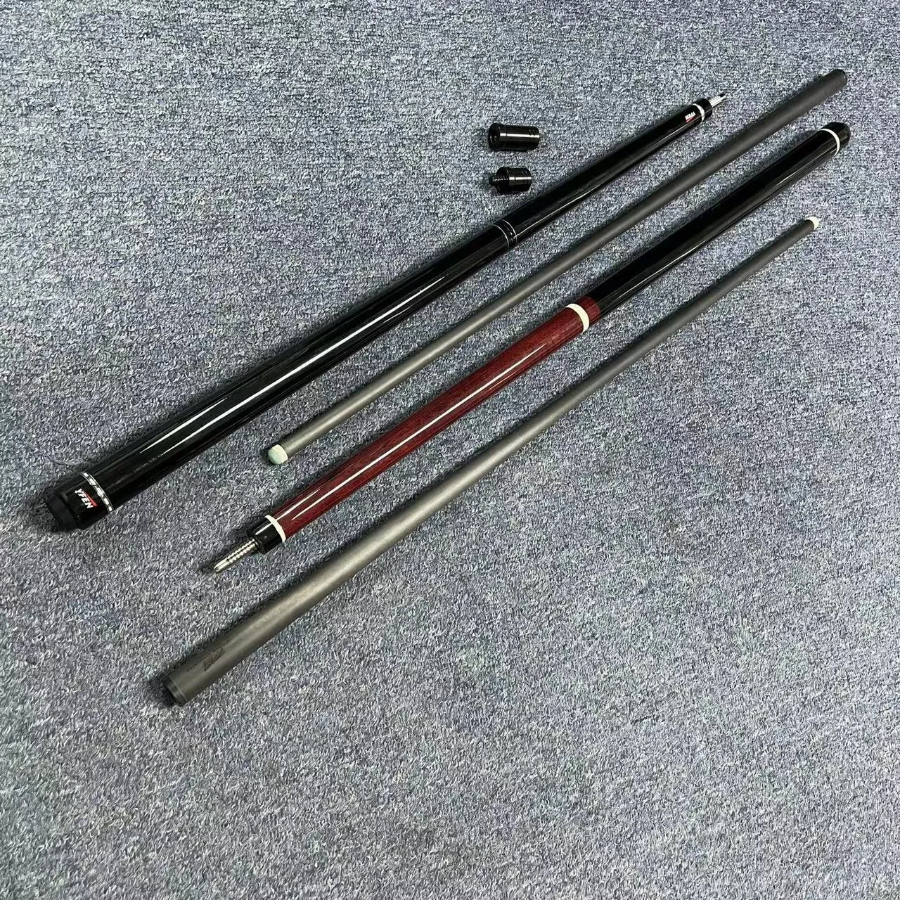 Carbon-Fiber-Billiard-Jump-Break-Punch-Cue-Premium-Handmade-Yfen-57-12 ...
