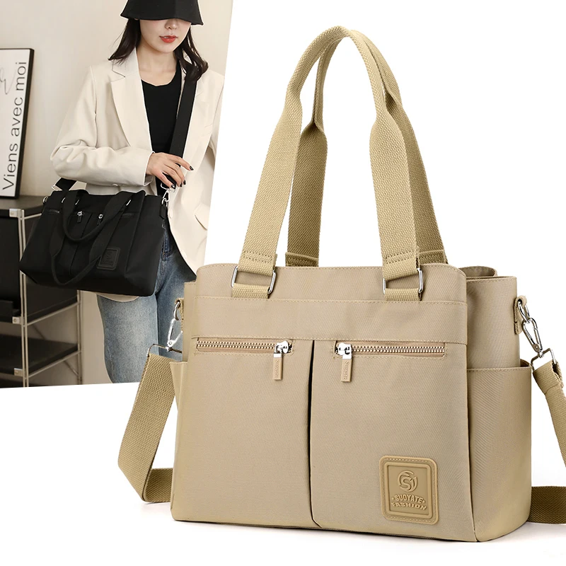 Fashion-Women-Travel-Handbag-Durable-Fabric-Female-Shoulder-Bag-Large ...