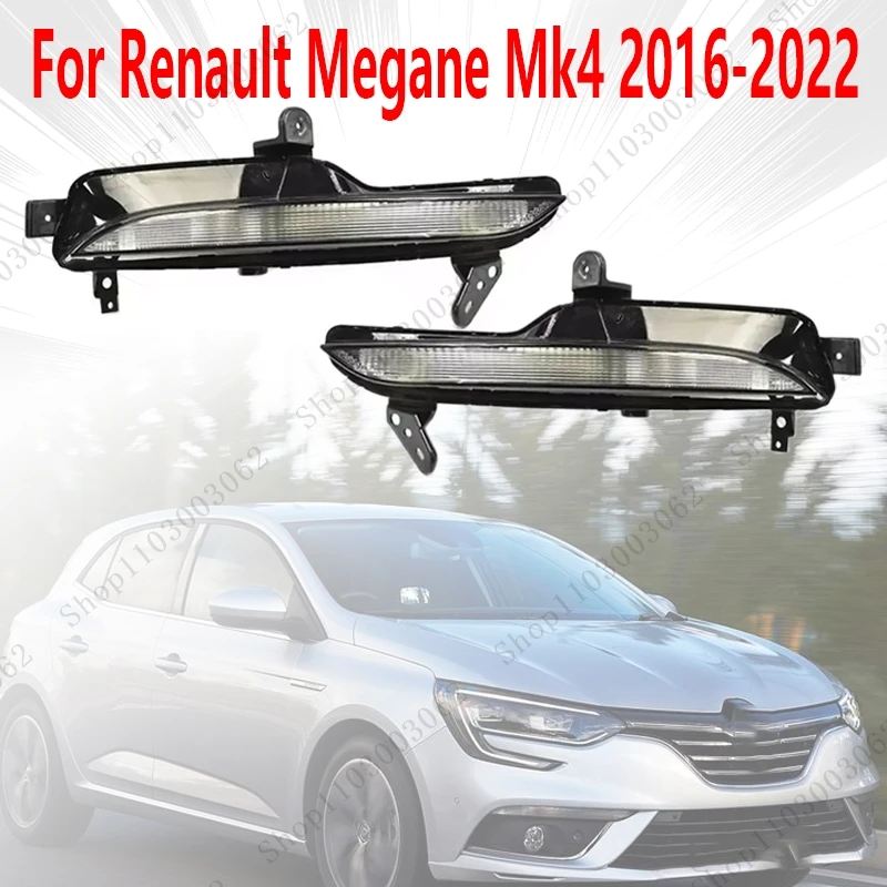 Daytime Running Lights For Renault Megane Mk4 2016-2022 261306376R ...