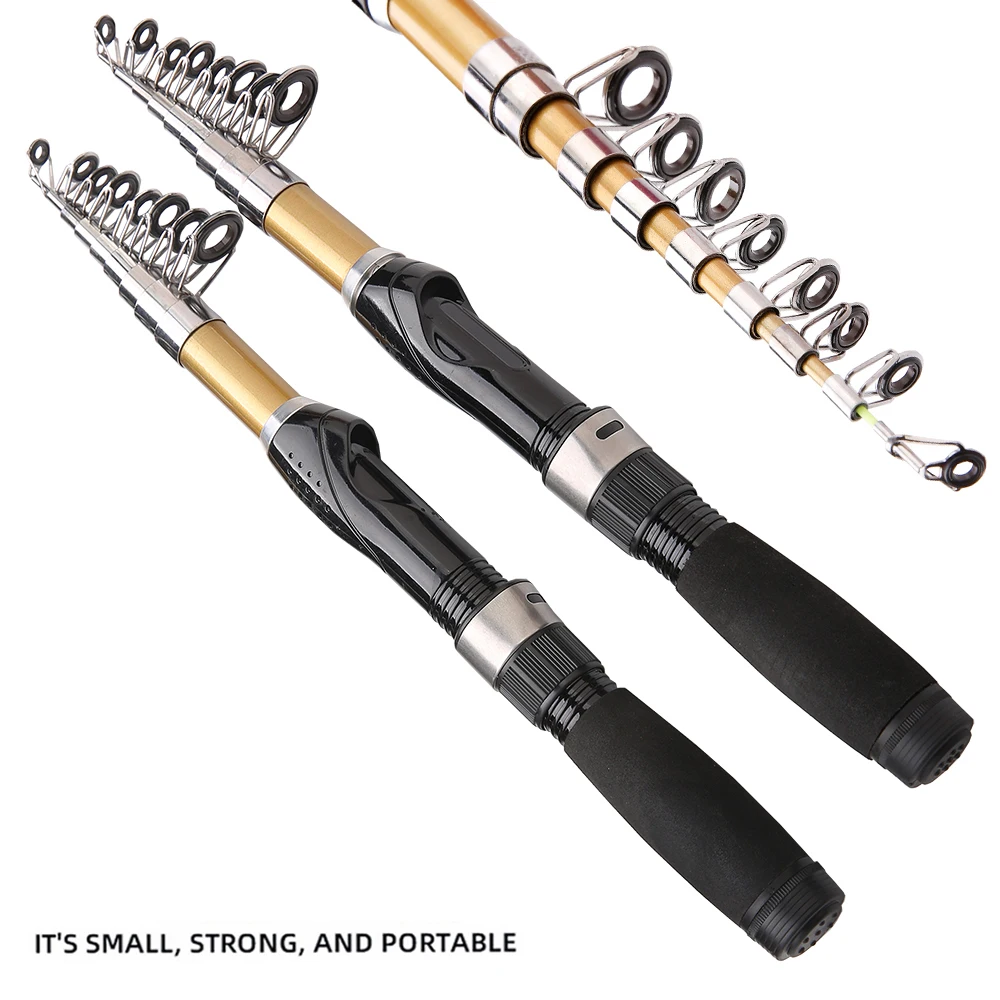 Carbon-Short-Sea-Fishing-Rod-UltraLight-Spinning-Telescopic-Feeder ...