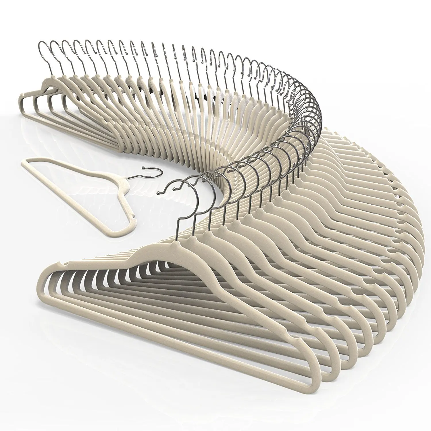 velvet-hangers-45CM-ABS-flocking-non-slip-hanger-clothing-store ...