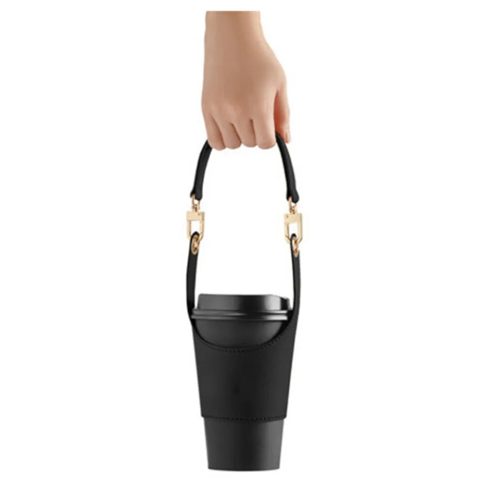 Portable-Coffee-Leather-Cup-Holder-Accompanied-By-Packing-Milk-Tea-Cup ...