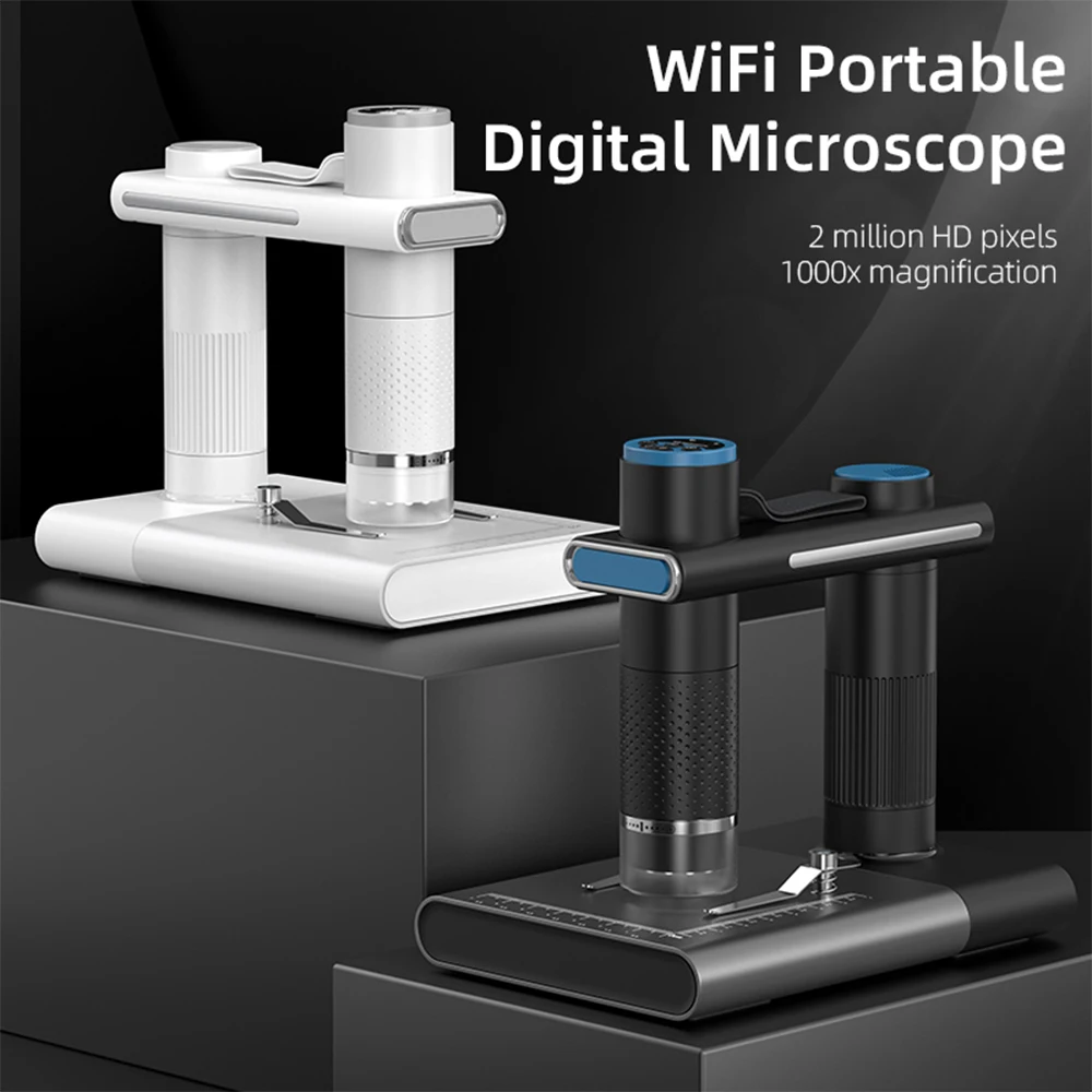 1200X-Microscope-with-Stand-Wireless-WiFi-Microscope-Rechargeable ...