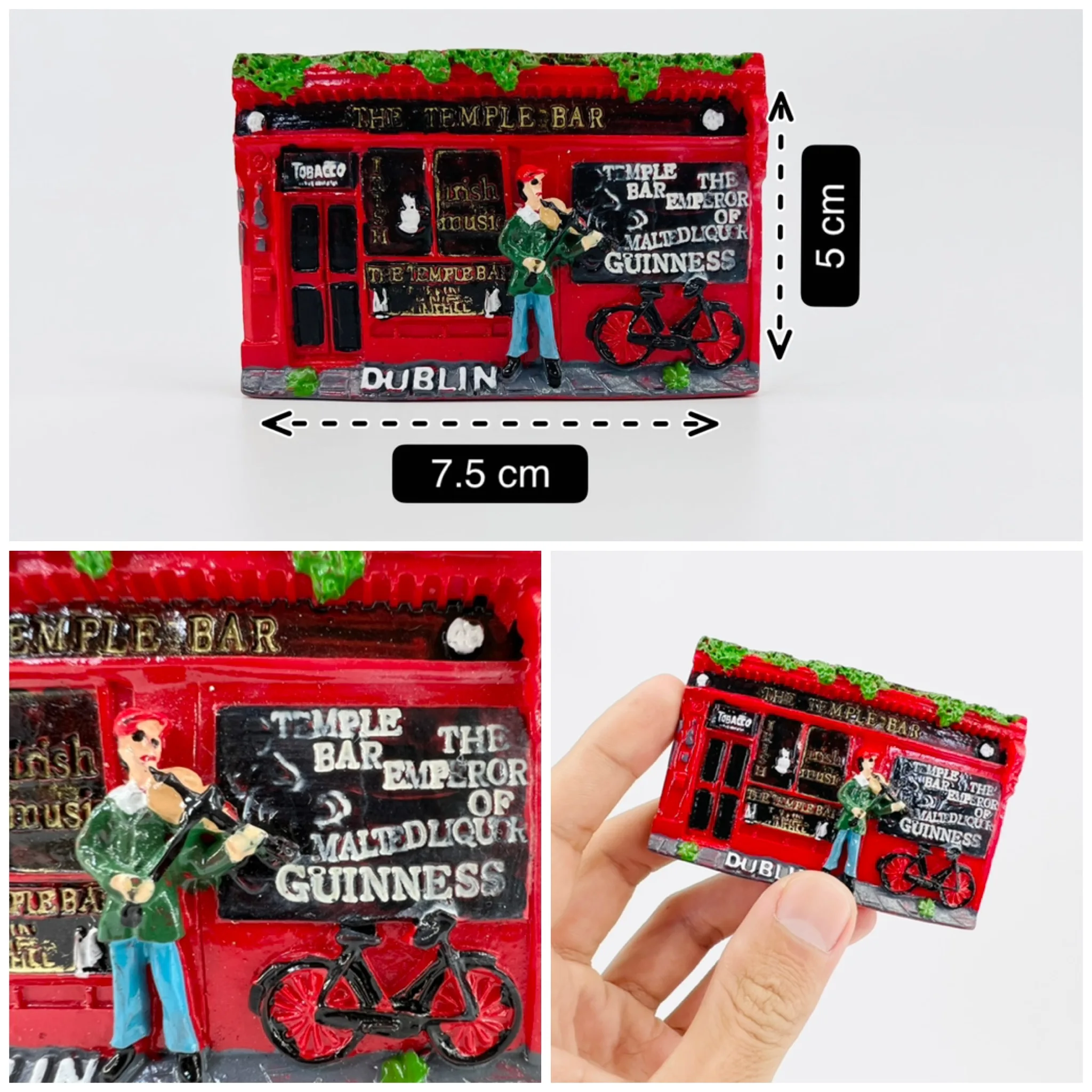 Ireland Travel Souvenir Dublin Dingle Fridge Magnet Flag Landmark ...