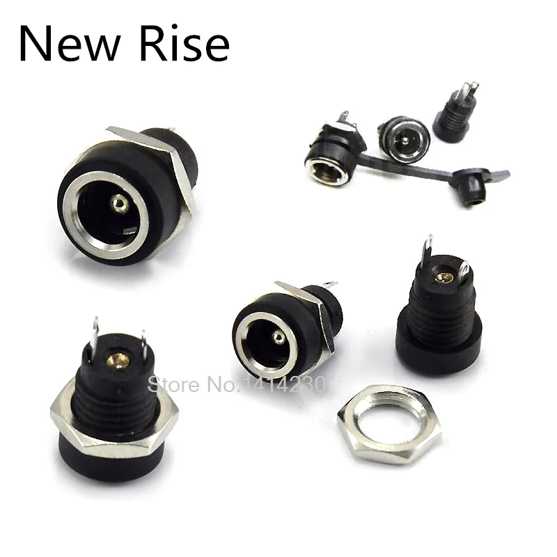 10PCS/LOT DC-022B All-Copper Material DC Power Supply Jack Socket ...