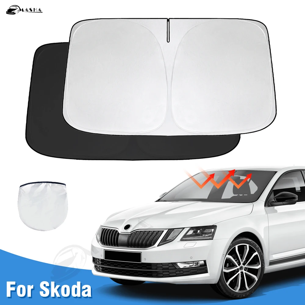 Windshield-Sun-Shade-for-Skoda-Octavia-1U-1Z-5E-A5-A7-Sunshade-Window ...
