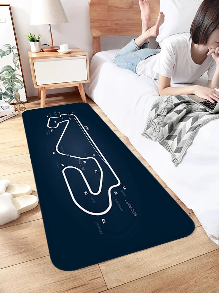 Living-Room-Rugs-Foot-Carpets-Formula-F1-Track-Entrance-Doormat-Kawaii ...