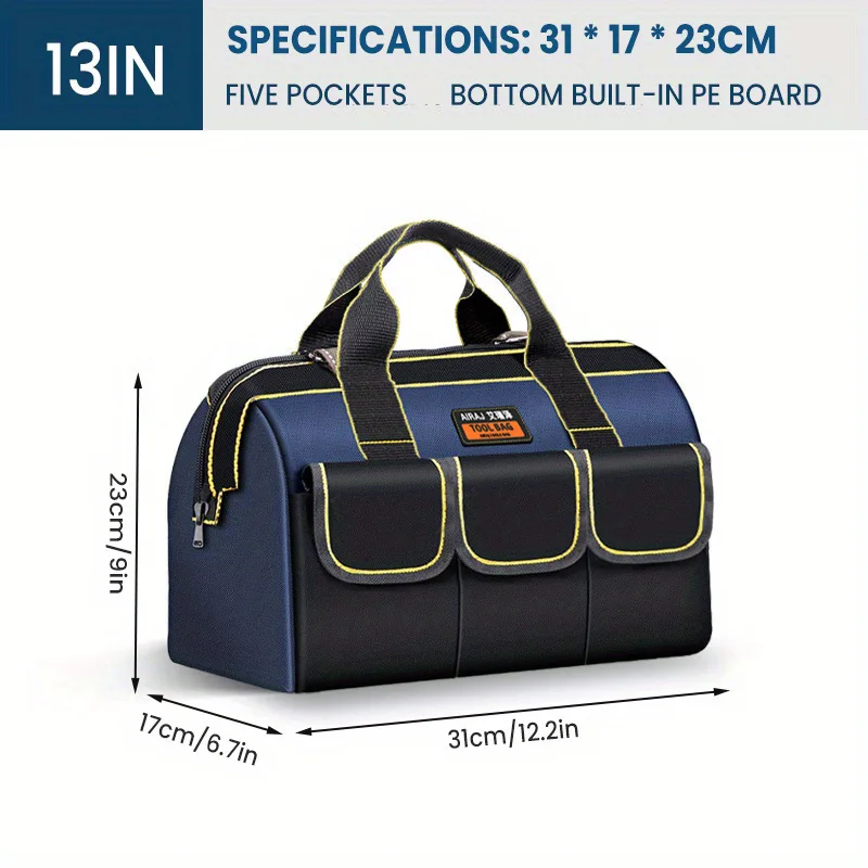 13-Inch-New-Electrician-Tool-Bag-with-Reflective-Strip-Oxford-Cloth ...