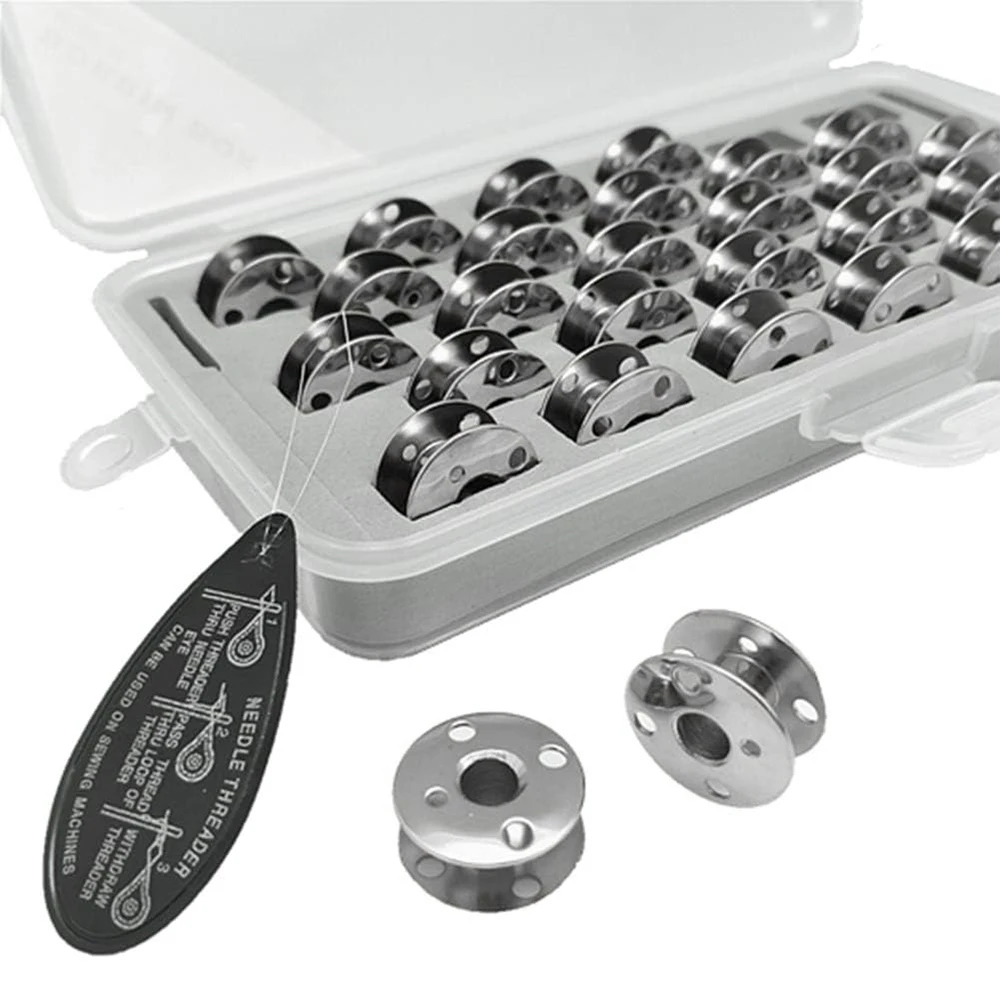 28-PCS-172222-Sewing-Bobbins-With-Thickened-Sponge-Clear-Bobbin-Storage ...