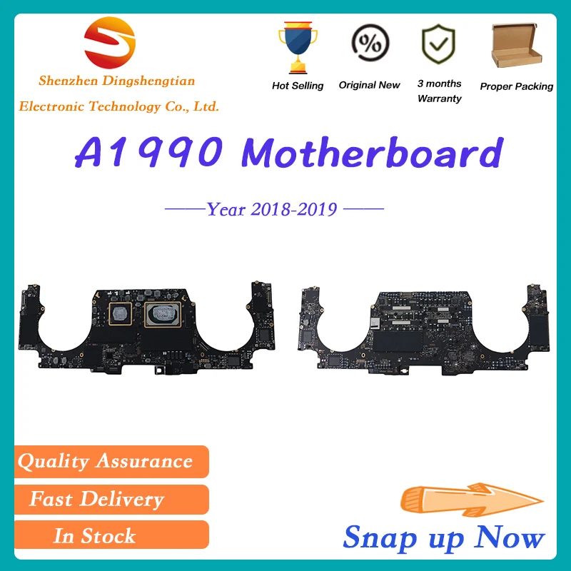 Motherboard-For-Macbook-Pro-Retina-A1990-Logic-Board-With-Touch-ID-I7 ...