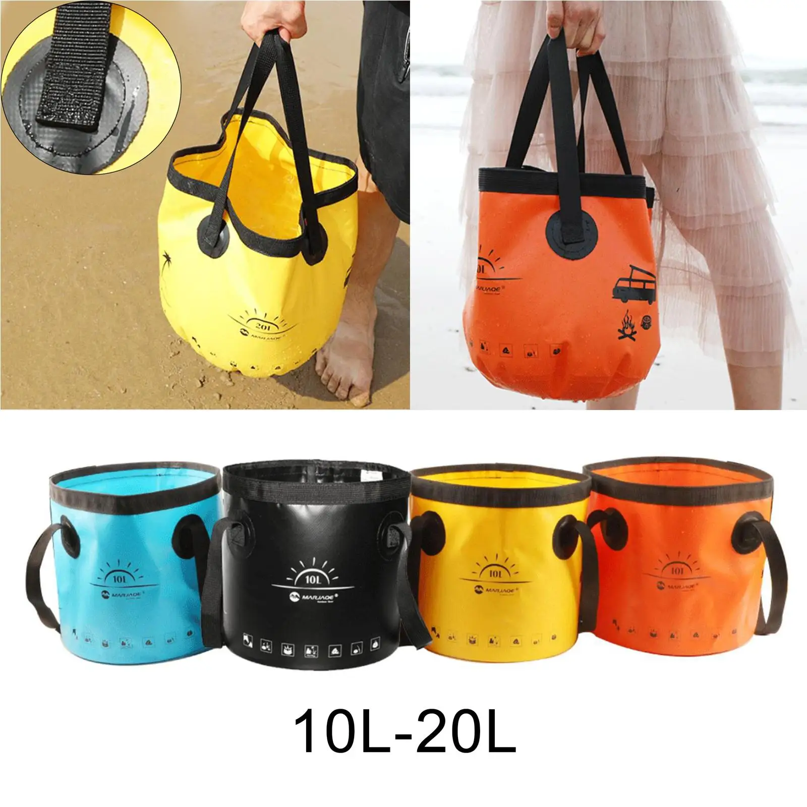 10L-20L-Collapsible-Bucket-Folding-Buckets-Multifuntion-Outdoor-Camping ...