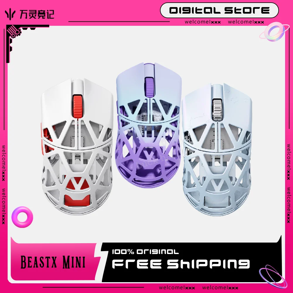 Wlmouse-Beastx-Mini-Mouse-Magnesium-Alloy-2-4G-Type-C-Wireless-2-Mode ...