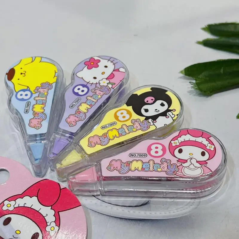 4Pcs/set Sanrio Correction Tape Kuromi Hello Kitty My Melody ...