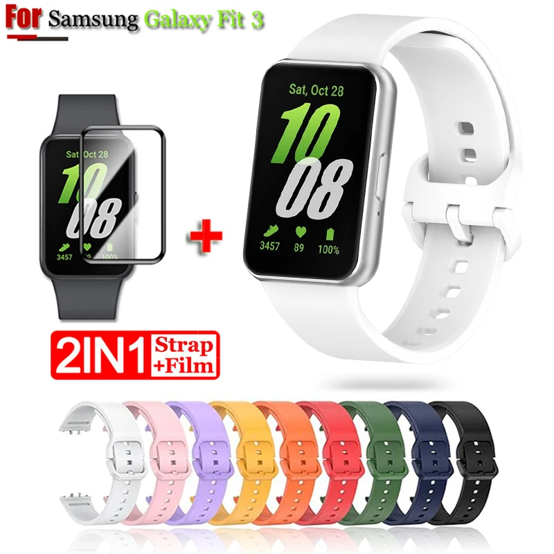 Replacement Strap For Samsung Galaxy Fit 3 Strap Silicone Watchbands ...