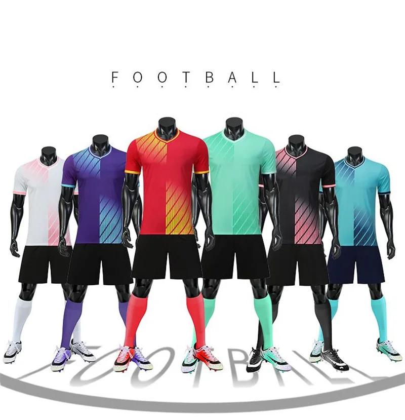 Wholesale Custom Blank Soccer Jersey Multiple Colors Kids Soccer ...