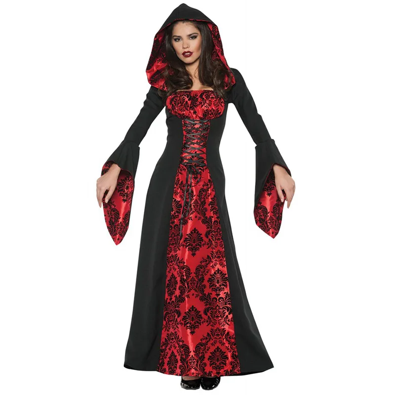 Carnival-Halloween-Lady-Evil-Vampire-Costume-Creepy-Medieval-Countess ...