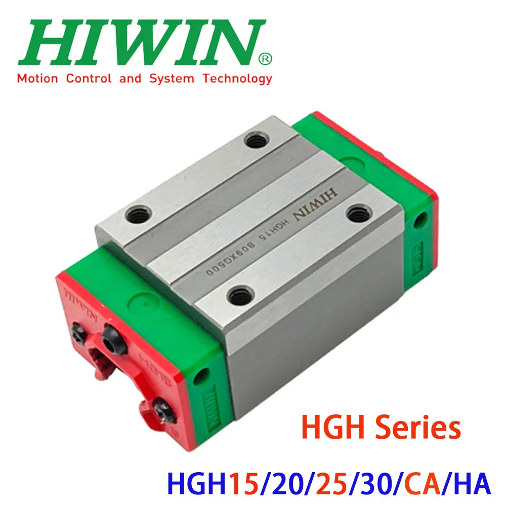HIWIN Original Linear Guide Rail Slider Block HGH15CA HGH20CA HGH20HA ...