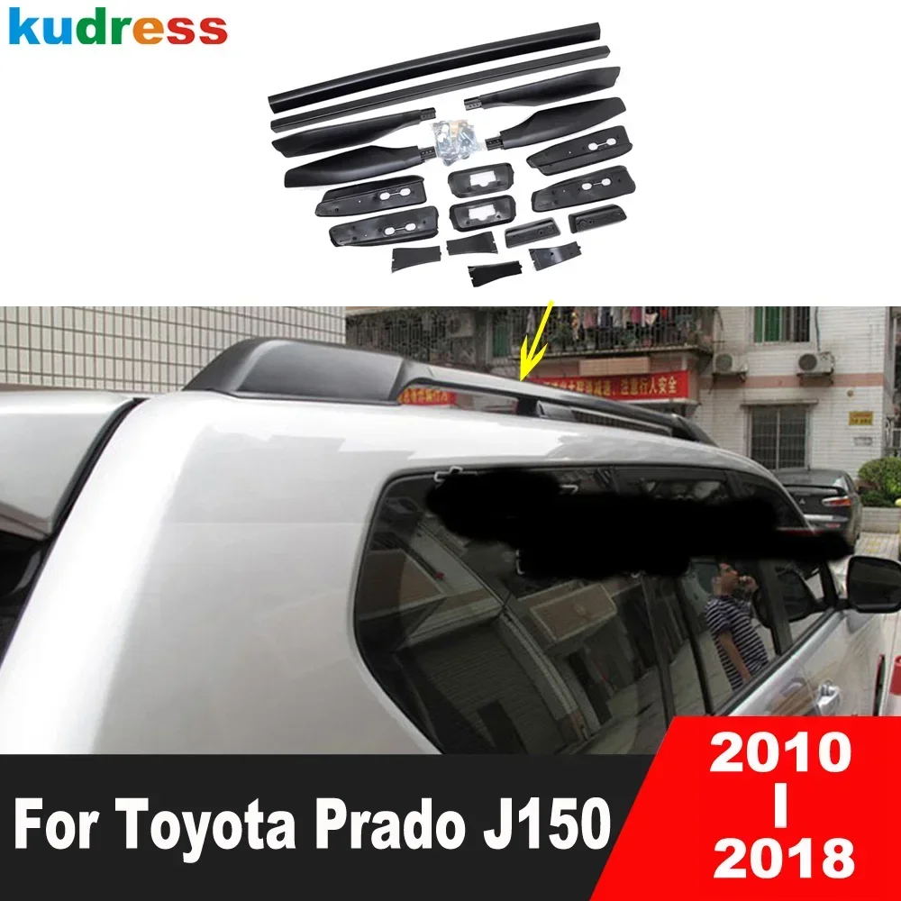 For Toyota Prado J150 J 150 2010-2016 2017 2018 Black Roof Rack Basket ...