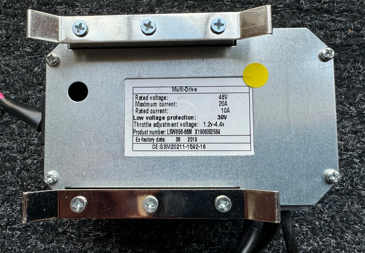 LSW856-66M-Brushless-Motor-Controller-48V-20A-For-Mate-Electric-Bicycle ...