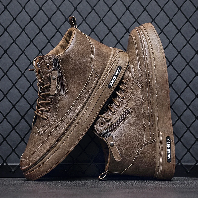 Low-Cut-Boots-for-Men-Casual-Trendy-All-match-Wear-Resistant-Breathable ...